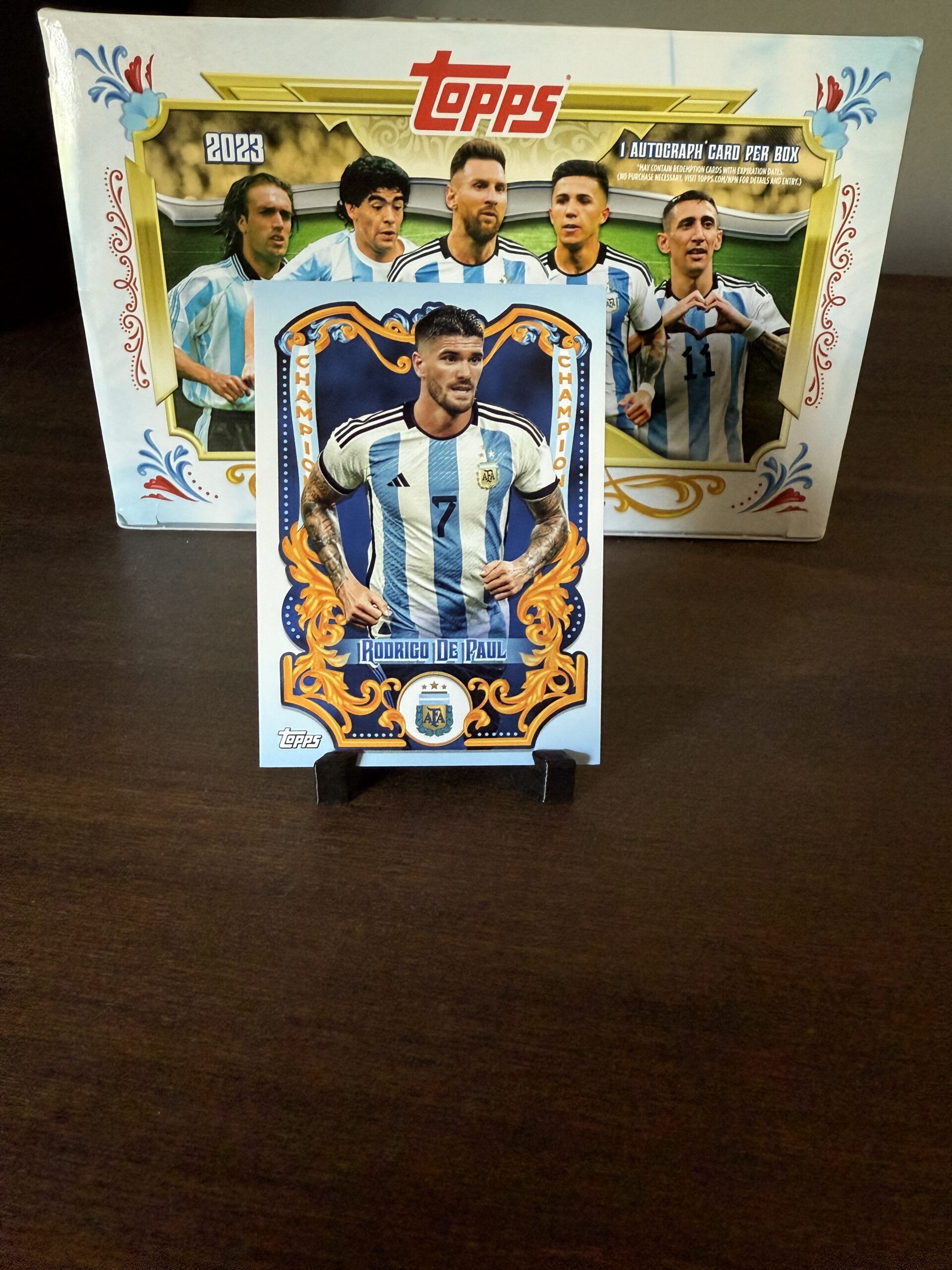 Topps Fileteado – Rodrigo De Paul (Champions) – Pato Collector
